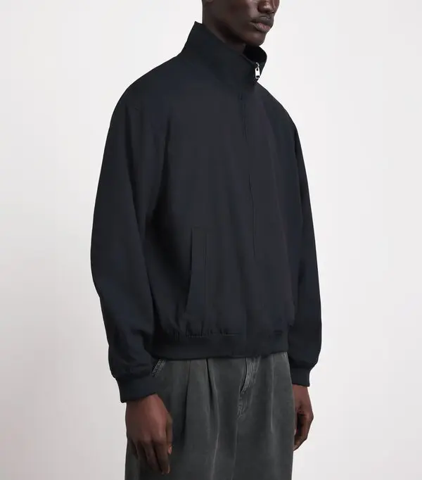 FRAME Wool Trucker Jacket - Navy