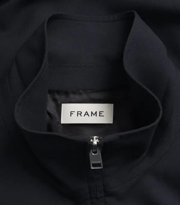 FRAME Wool Trucker Jacket - Navy