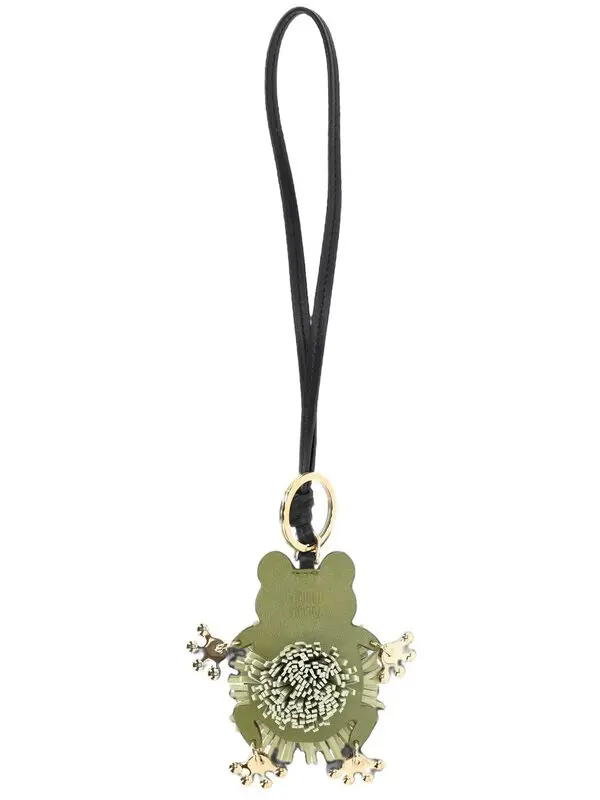 Miu Miu Leather Keychain