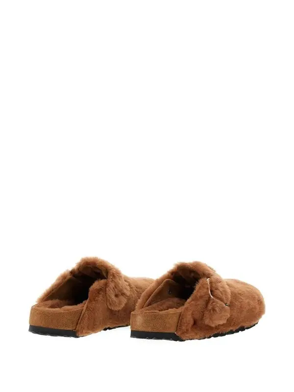 BIRKENSTOCK Boston Shearling Clogs - Brown