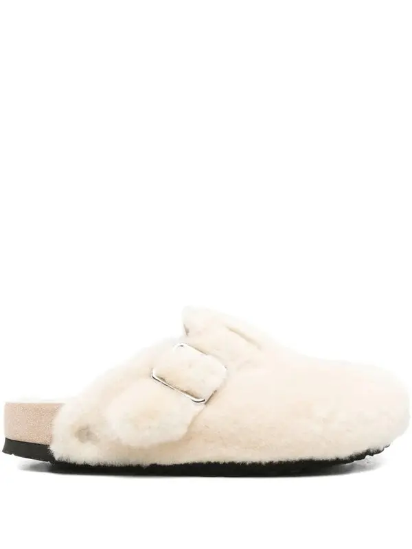 BIRKENSTOCK Boston Shearling Clog - Nude & Neutrals