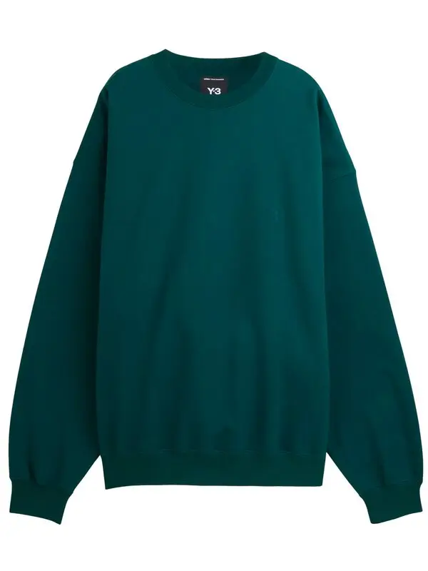 Y3 Brushed Terry Crew - Green