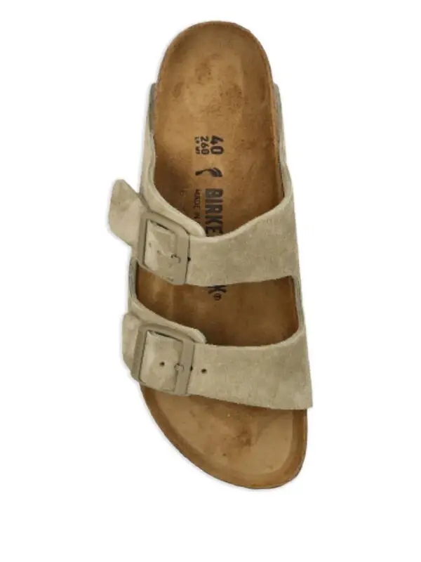 BIRKENSTOCK Arizona Suede Sandals - Green