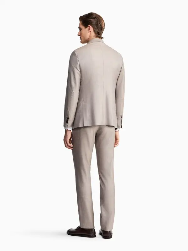 Giorgio Armani Soho Line Single-breasted Suit In Wool, Silk And Linen