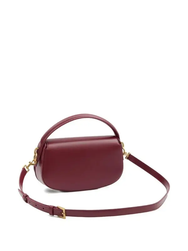 Saint Laurent Voltaire Box Leather Bag - Red