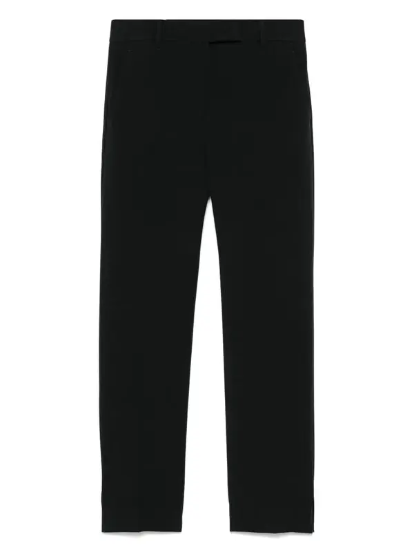 Incotex Tapered Cotton-blend Pants - Black