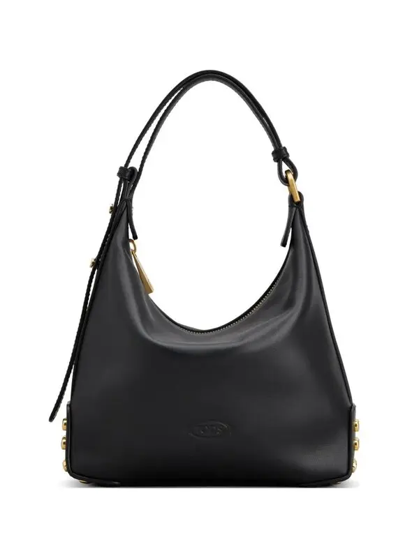 TOD'S Metal Dots Leather Mini Bag - Black