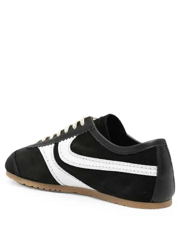 Dries Van Noten Suede And Leather Insert Sneakers