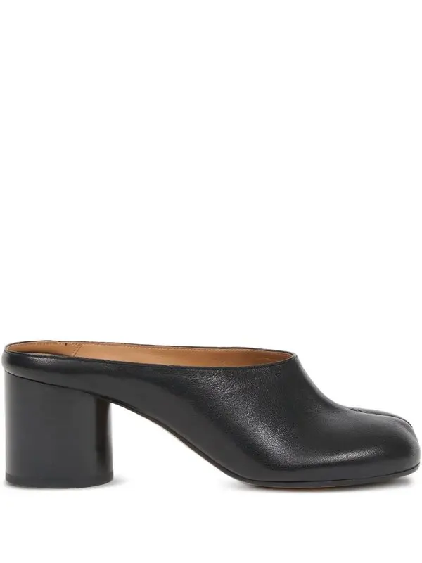 MAISON MARGIELA Tabi 60 Nappa Mules - Black