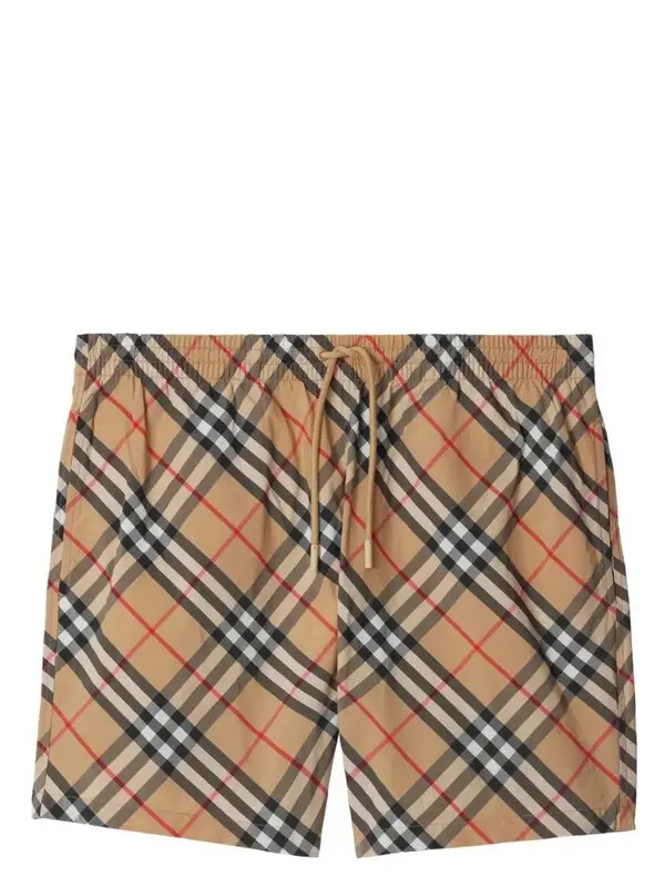 Burberry Check Board/boxer - Nude & Neutrals