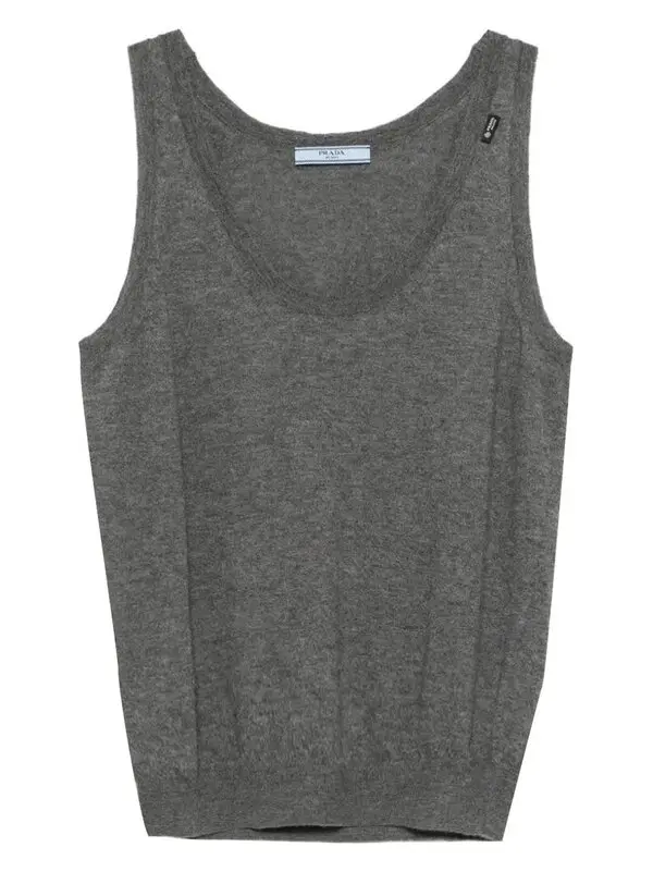 Prada Round Neck Cashmere Vest