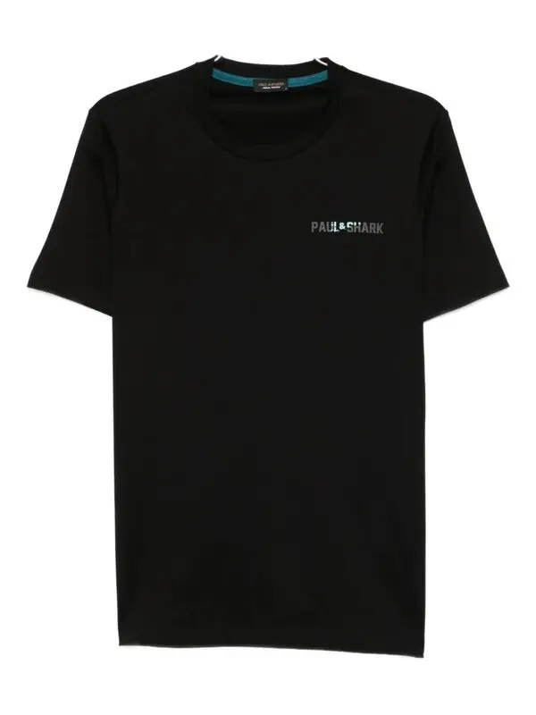 Paul & Shark Logo T-shirt - Black