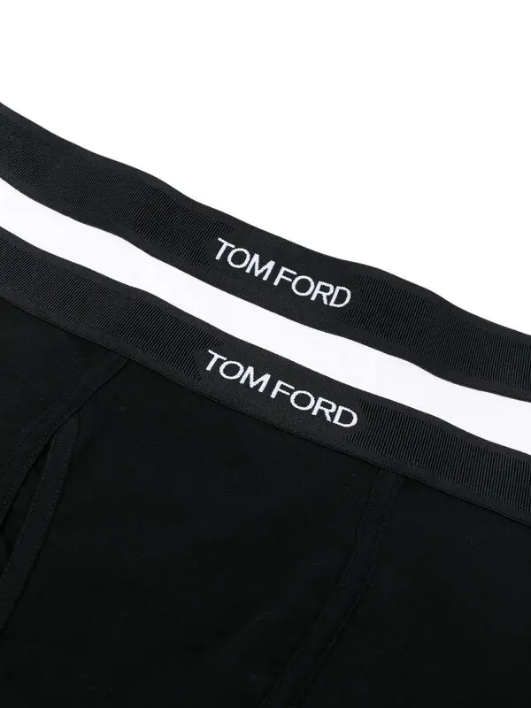 TOM FORD Set Of 2 Logo-waistband Cotton Boxer Briefs - Multi