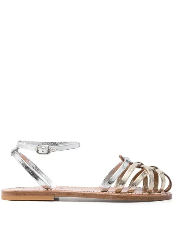 K.JACQUES Cyrenia Two-tone Sandals - Metallic