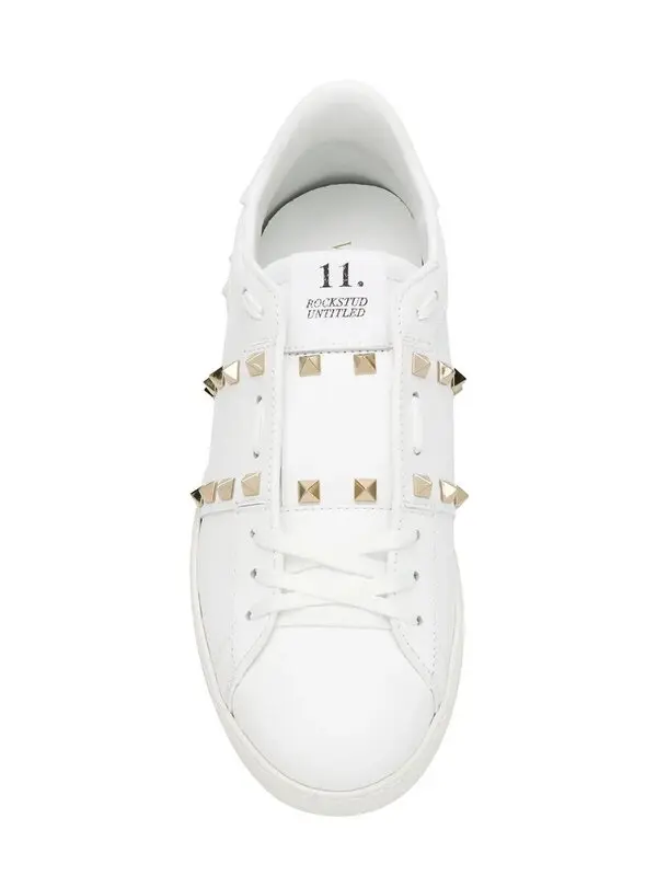 Valentino Garavani Rockstud Untitled Leather Sneakers
