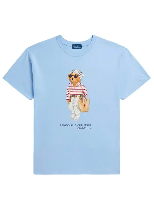 Polo Ralph Lauren Polo Bear Cotton T-shirt - Blue