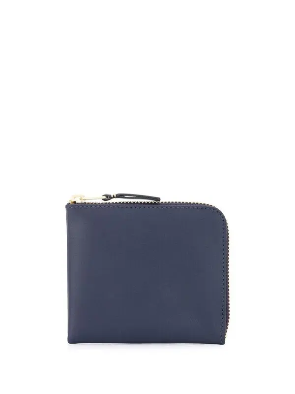 Comme Des Garçons Double-sided Zipper Classic Wallet - Blue