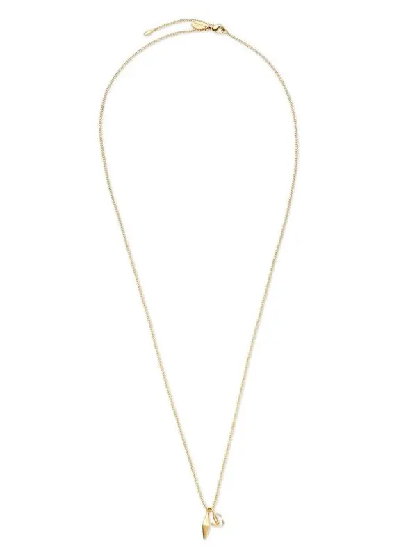JIMMY CHOO Diamond Jc Necklace - Metallic
