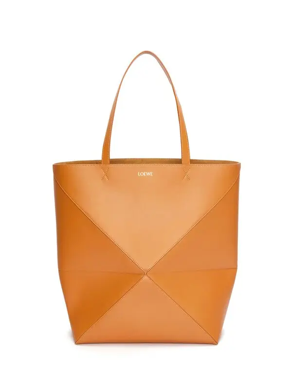 Loewe Xl Puzzle Fold Tote - Nude & Neutrals