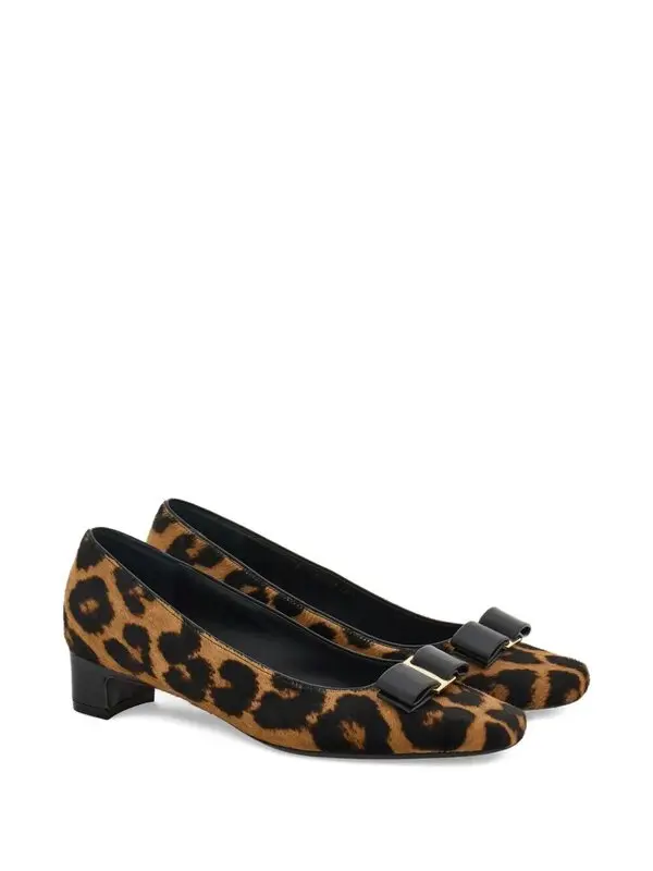 FERRAGAMO Décolleté Rirri Pony - Black