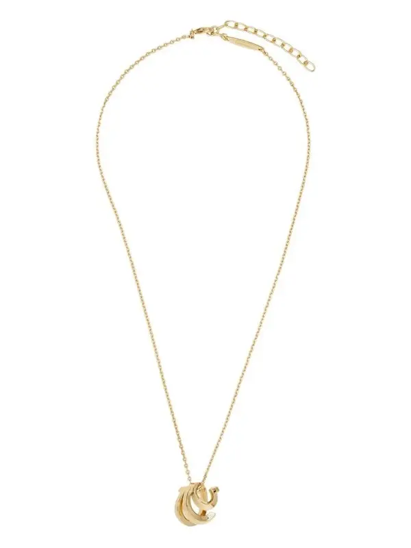 FERRAGAMO Triple Hook Necklace - Metallic