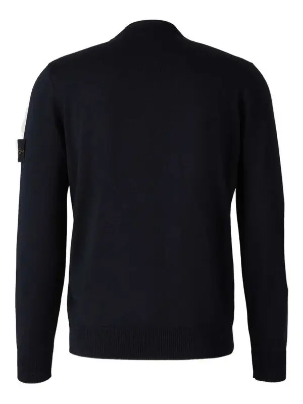 Stone Island Light Wool Crew Neck Pullover - Blue