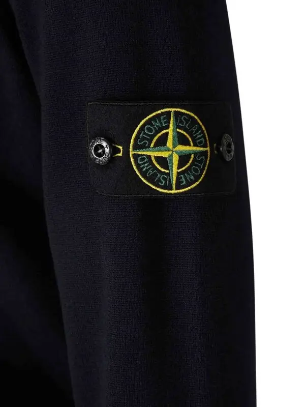 Stone Island Light Wool Crew Neck Pullover - Blue