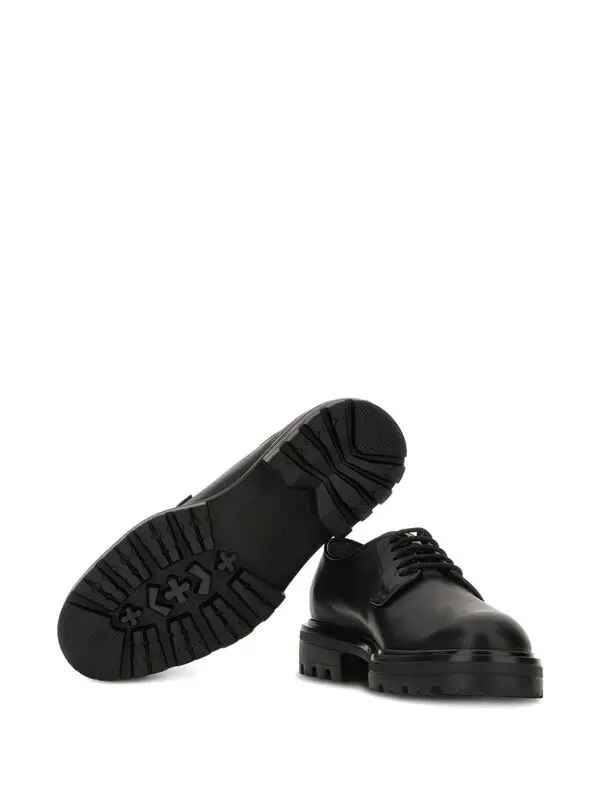 Hogan Laced Shoes In Smooth Leather