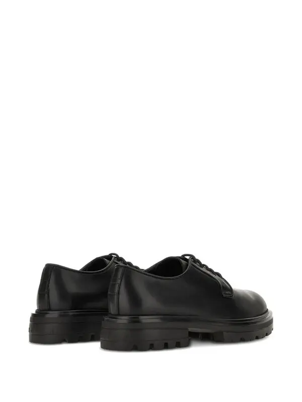 Hogan Laced Shoes In Smooth Leather