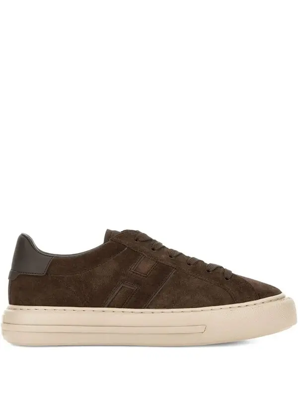 Hogan H691 Suede Sneakers - Brown