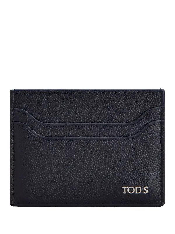 TOD`S Leather Cardholder - Blue