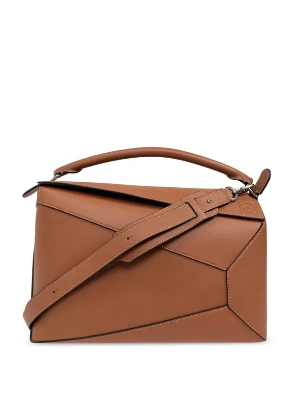 Loewe Large Puzzle Bag - Brown