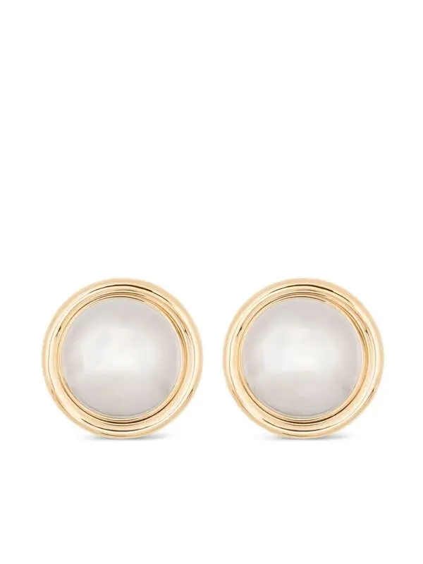 Jacquemus Round Drop Earrings - Metallic