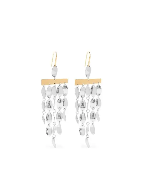 Isabel Marant Fringe Drop Earrings - Metallic