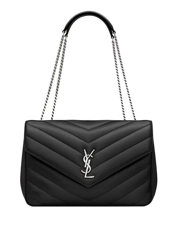 Saint Laurent Loulou Large Bag - Black