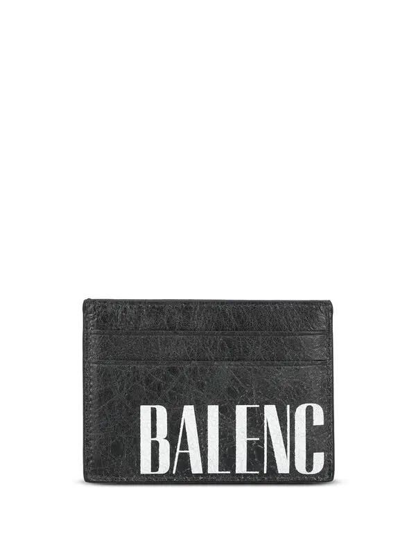 Balenciaga Editor Card Holder - Black