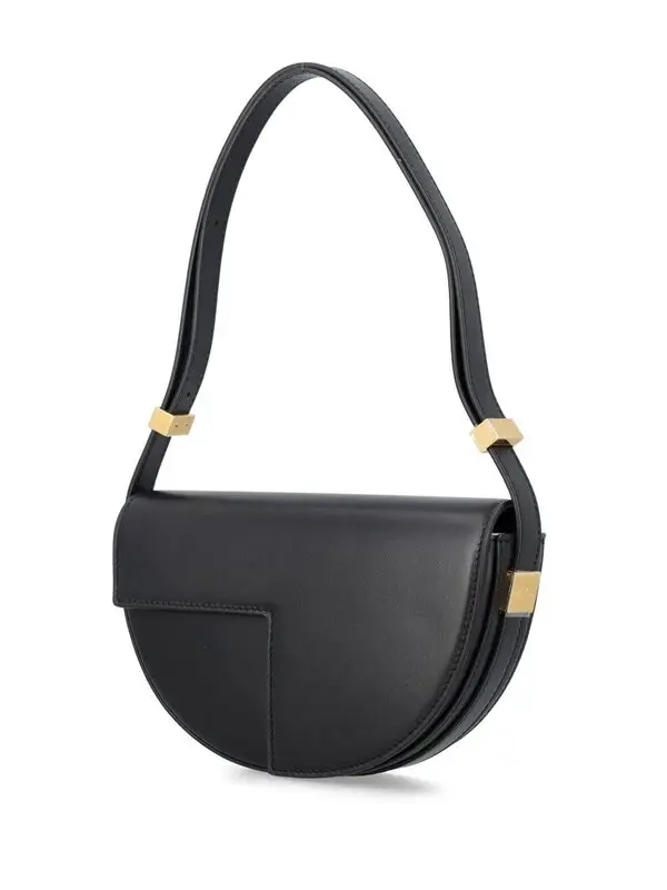 PATOU Le Petit Leather Bag - Black