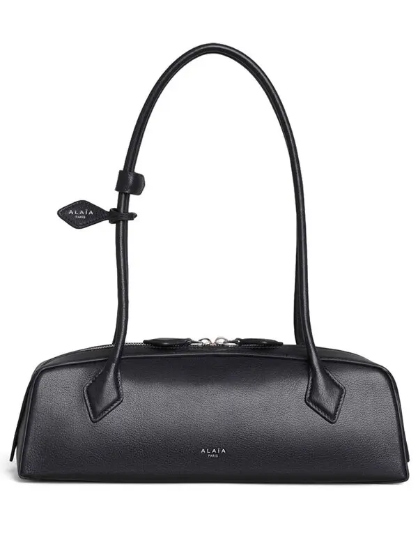 Alaïa Le Teckel Medium Bag In Shiny Goatskin - Black