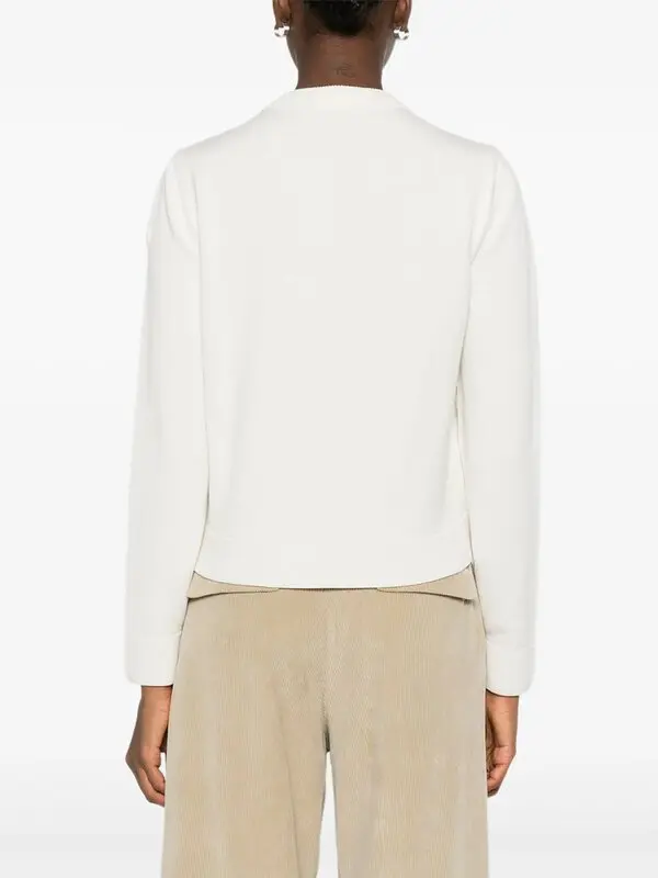 Moncler Wool Padding Cardigan With Zip Closure