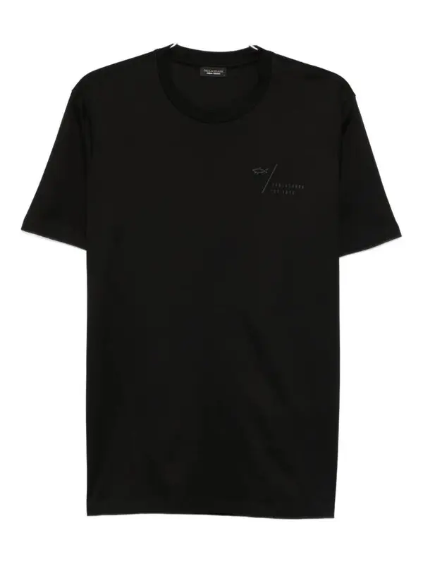 Paul & Shark Cotton T-shirt With Print On The Back