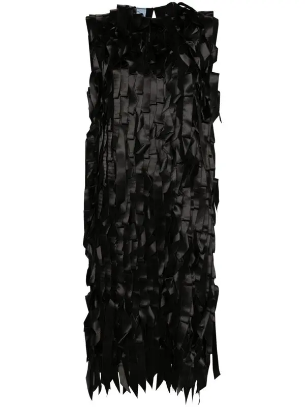 Prada Ribbon-detail Midi Dress