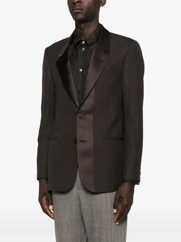 Fendi Tailored Single-breasted Crêpe Wool Blazer