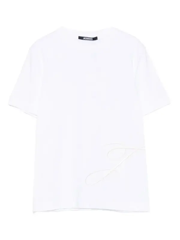 Jacquemus T-shirt With Embroidery - White
