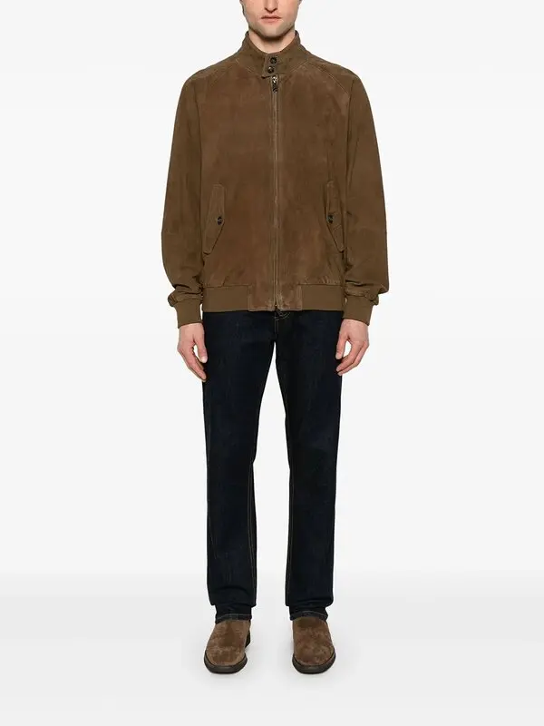 BARACUTA G9 Harrington Suede Jacket