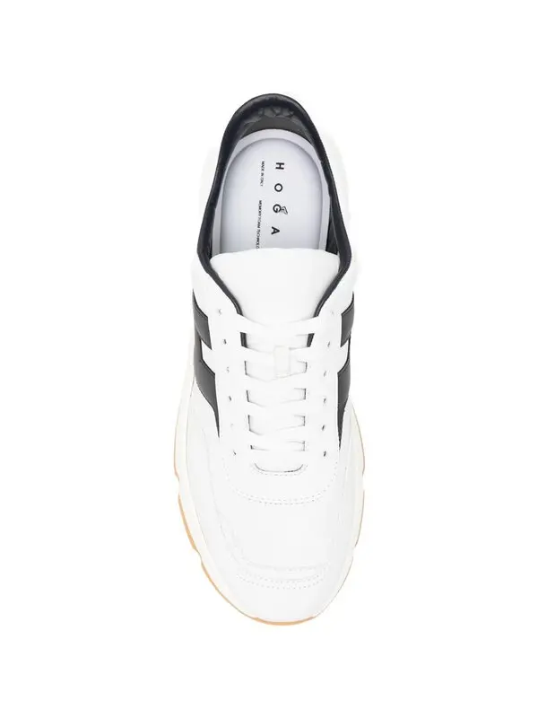 Hogan Hyperlight Sneakers In Smooth Leather - White