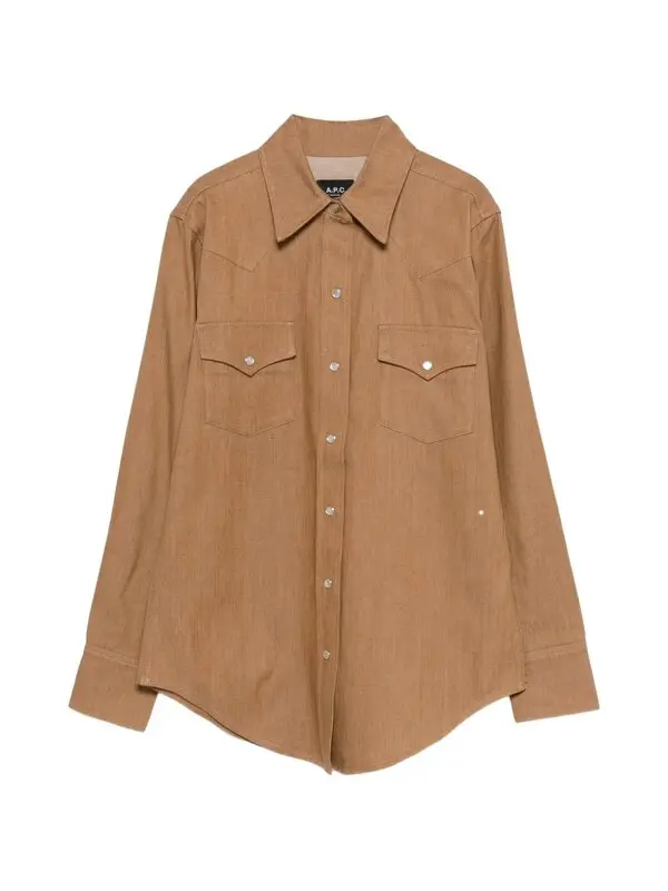 A.p.c. Japanese Denim Western Shirt