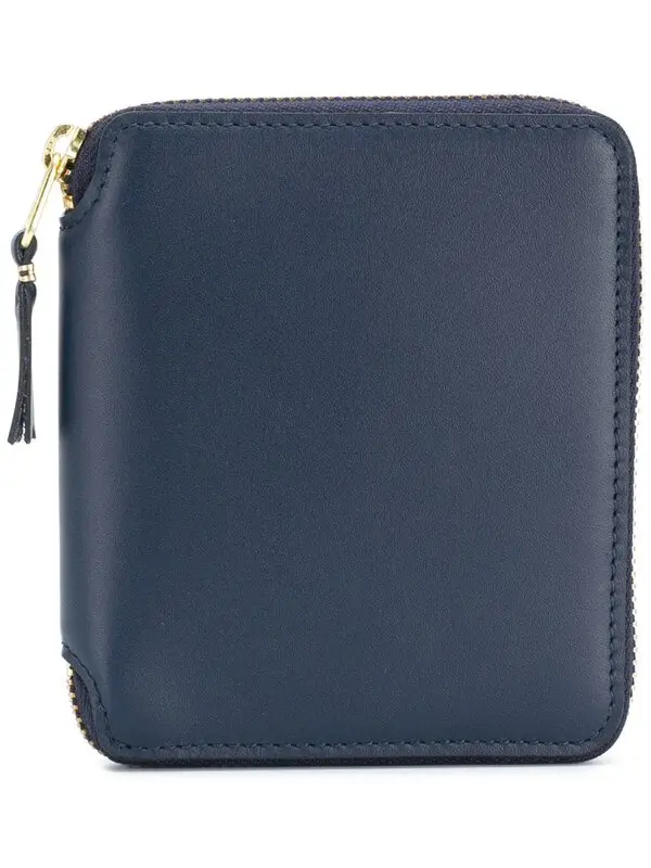 Comme Des Garçons Zip Around Classic Wallet - Blue