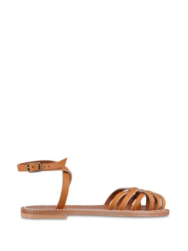 K.JACQUES Demetria Strappy Sandals - Brown