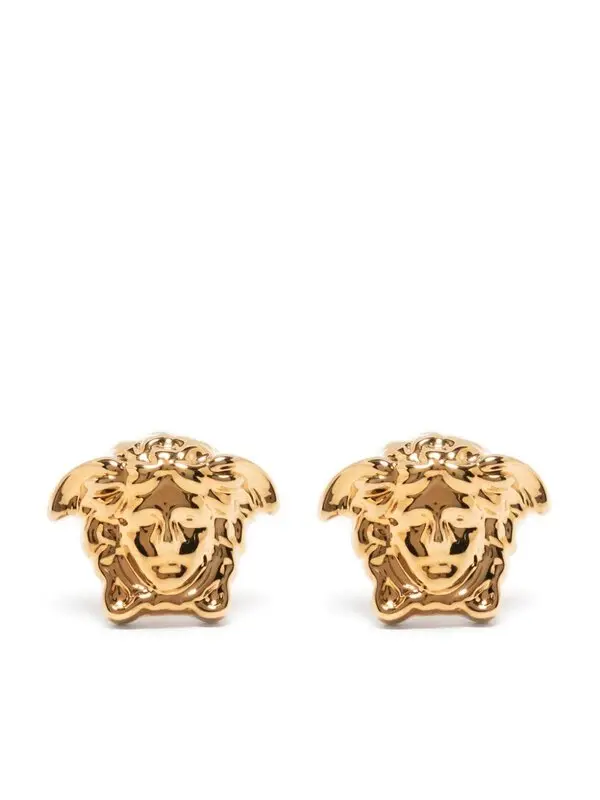 Versace Medusa Stud Earrings - Metallic