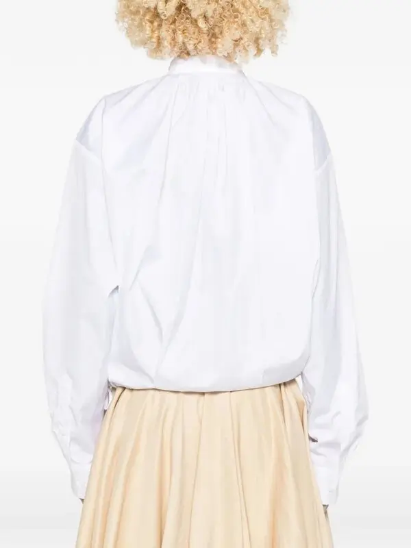 Dries Van Noten Cenver Cotton Shirt - White